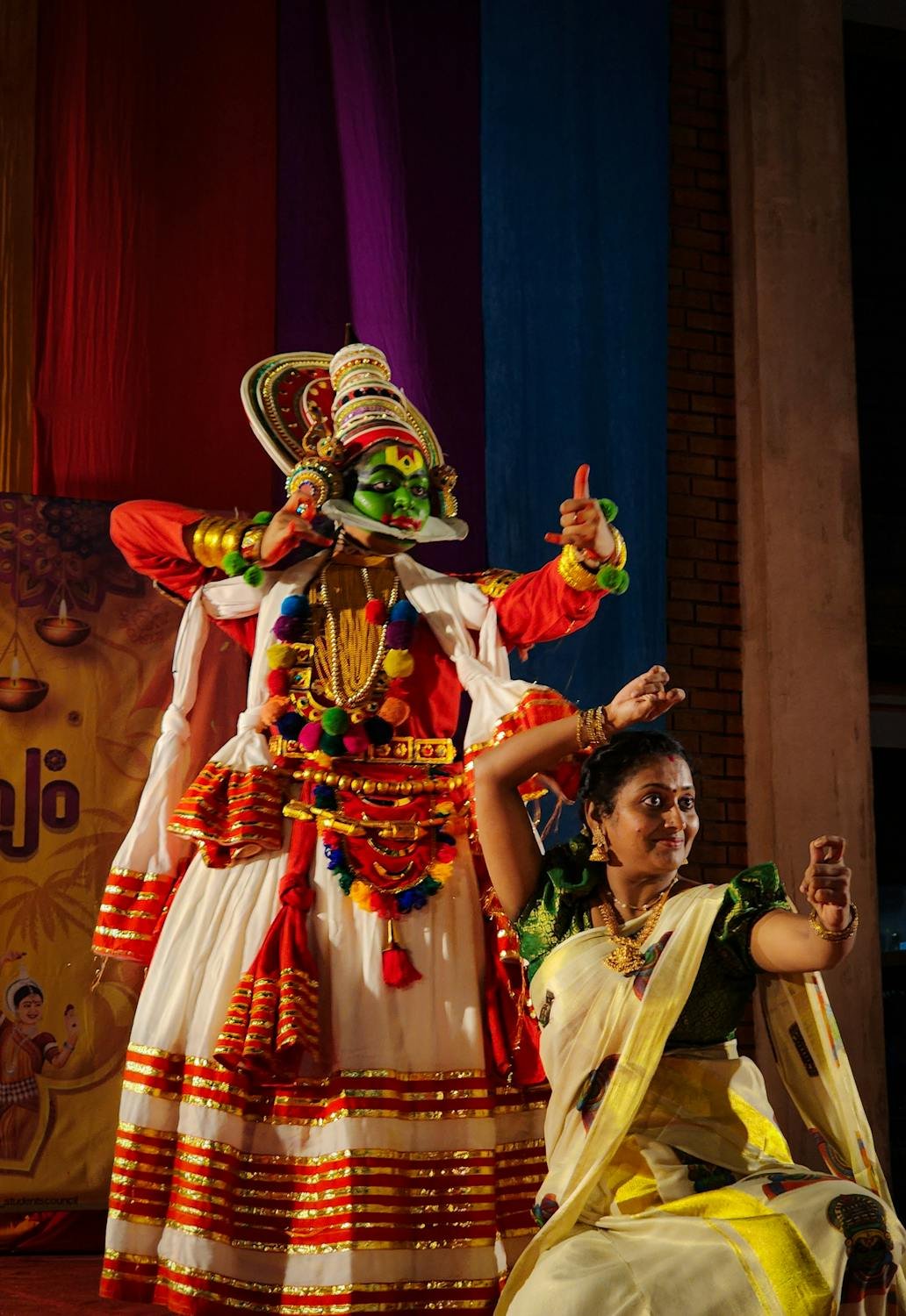 Kathakali Dance Performance And Behind-the-Scenes Experience | Purple ...